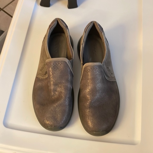 Ecco | Shoes | Ecco Distressed Look Slip Ons | Poshmark